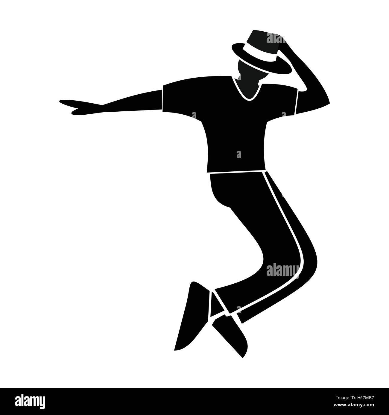Dance simple symbol Stock Vector Image & Art - Alamy