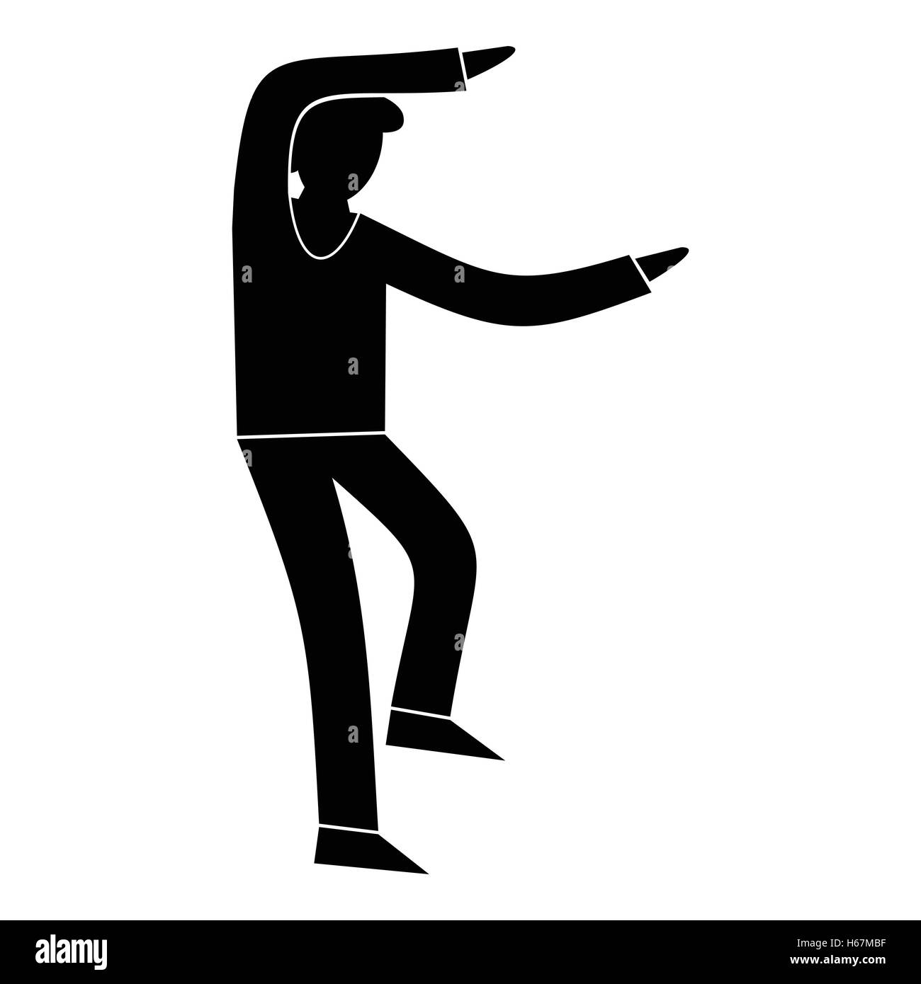 Best dance simple symbol Stock Vector Image & Art - Alamy