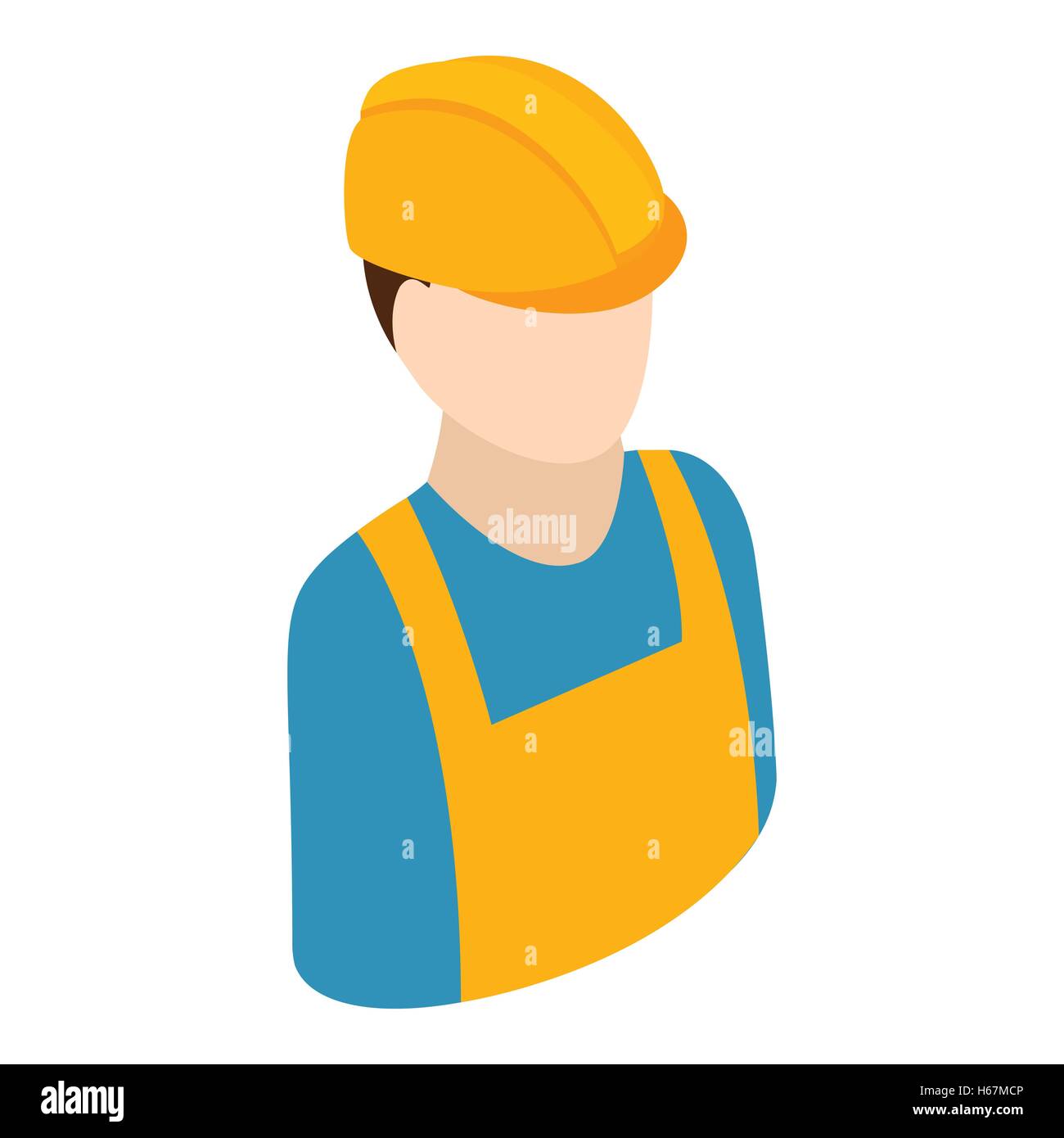 Worker isometric 3d icon Stock Vector Image & Art - Alamy