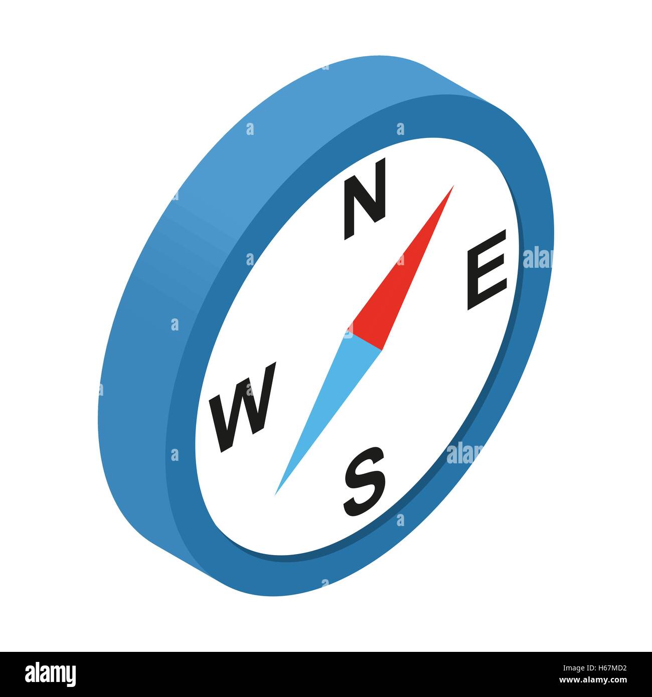 Compass isometric 3d icon Stock Vector Image & Art - Alamy
