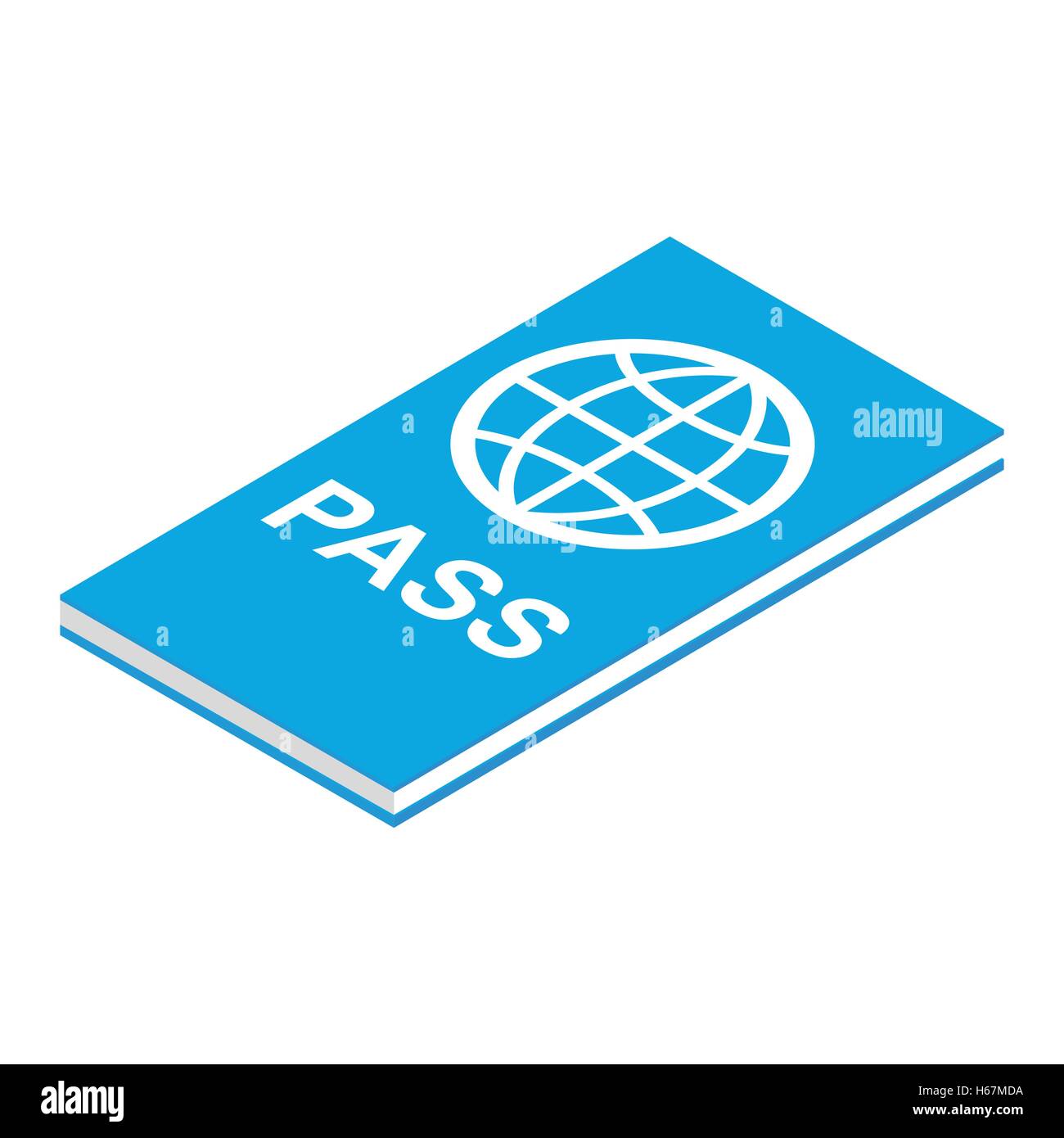 Passport isometric 3d icon Stock Vector Image & Art - Alamy