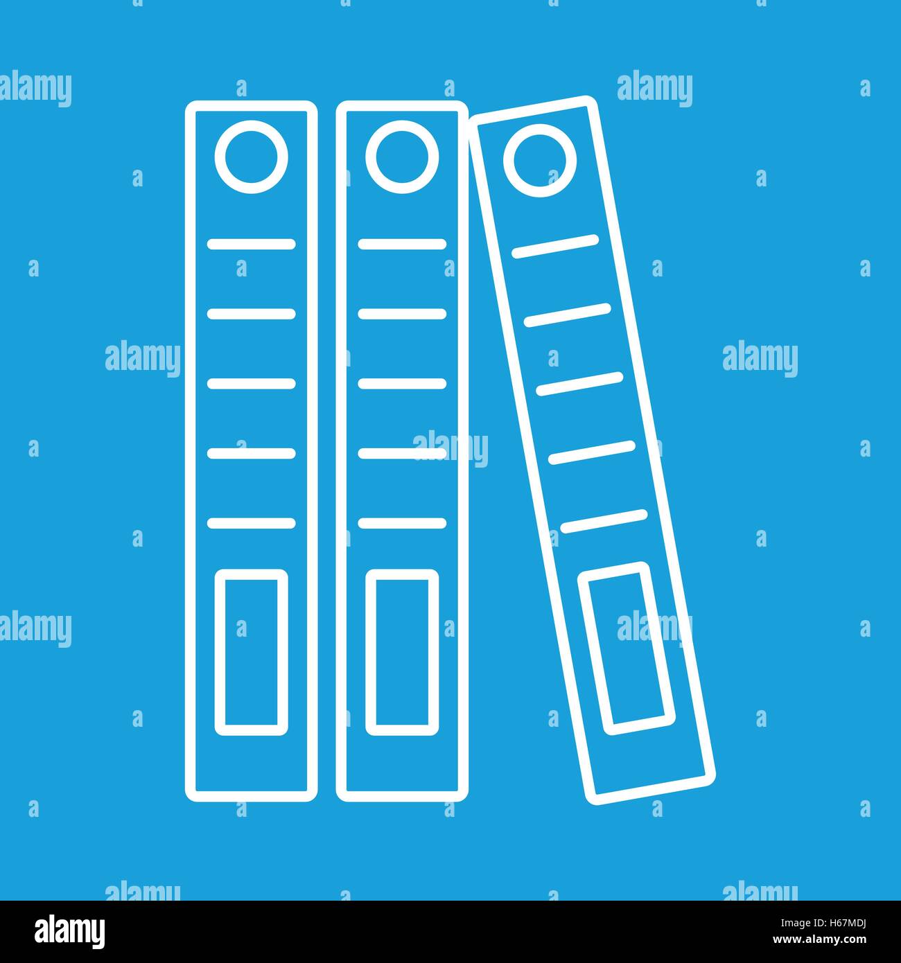 Folder thin line icon Stock Vector Image & Art - Alamy