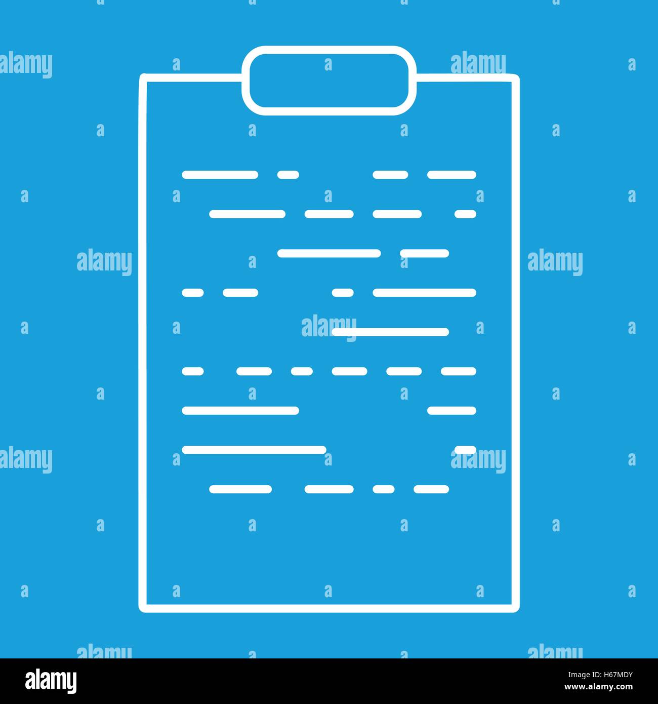 Tablet paper thin line icon Stock Vector Image & Art - Alamy