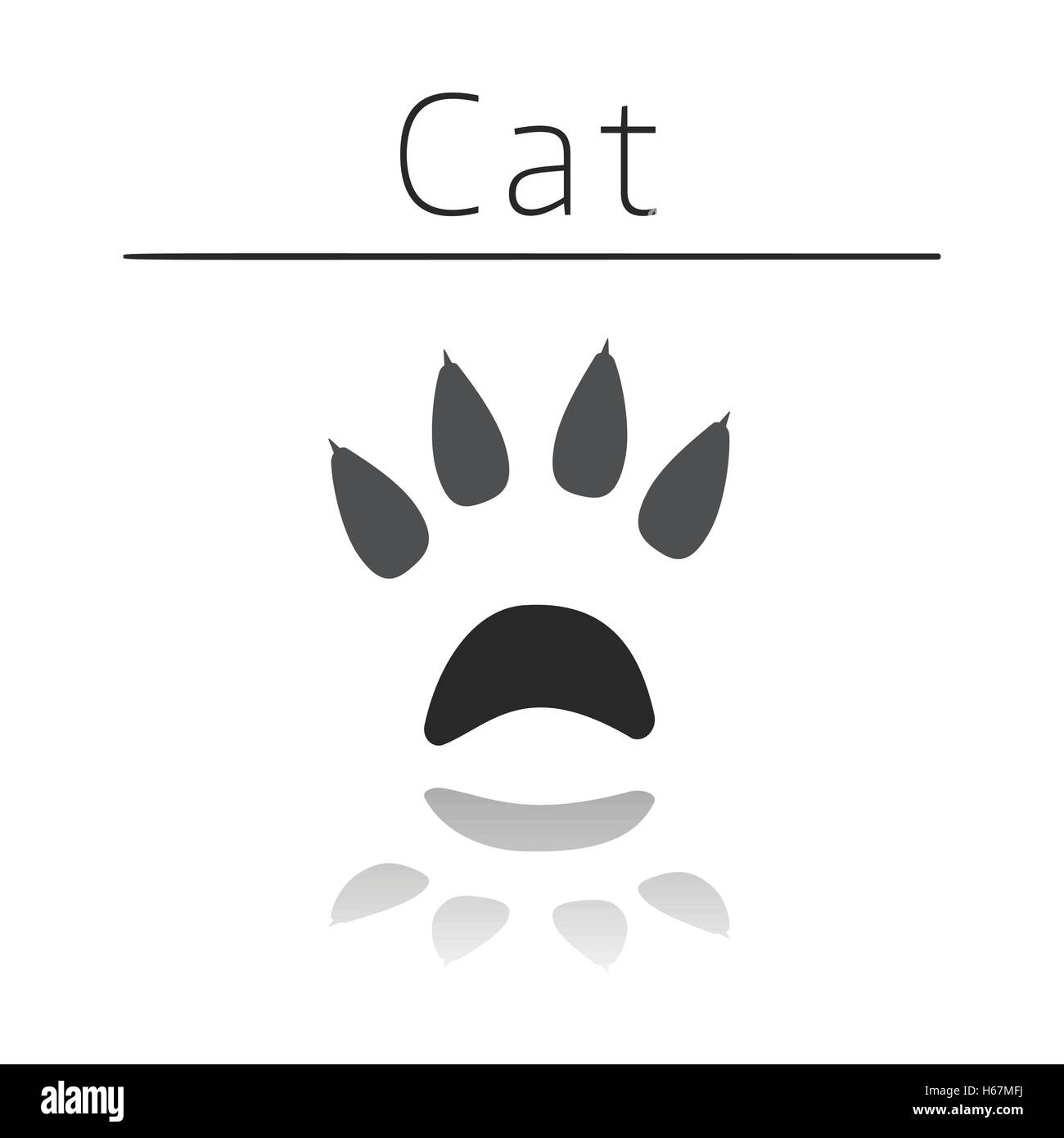 Cat pad Stock Vector Images - Alamy