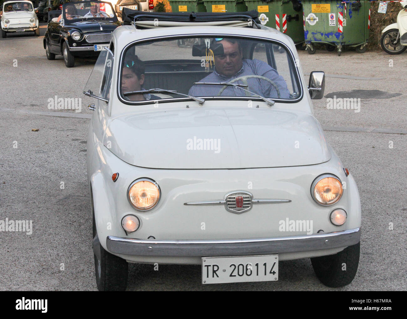 Fiat 500 rally, Miranda, Ternis, Umbria, Italy Stock Photo - Alamy