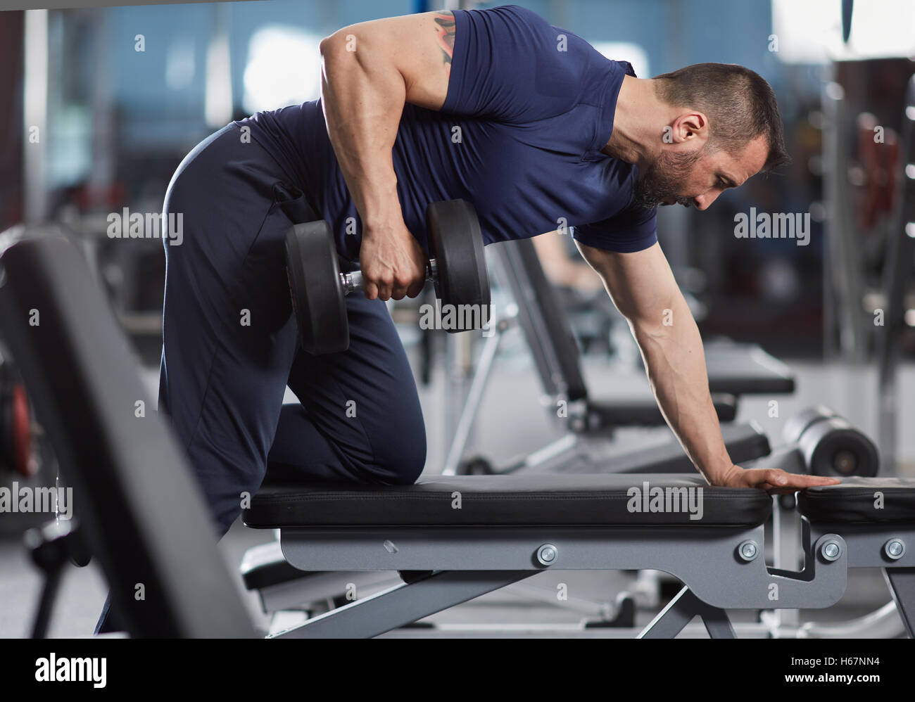 Back row gym hi-res stock photography and images - Alamy