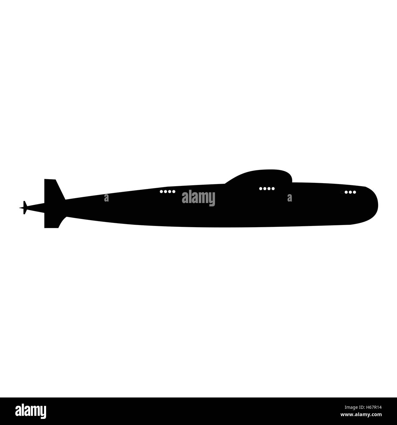 Submarine simple icon Stock Vector Image & Art - Alamy