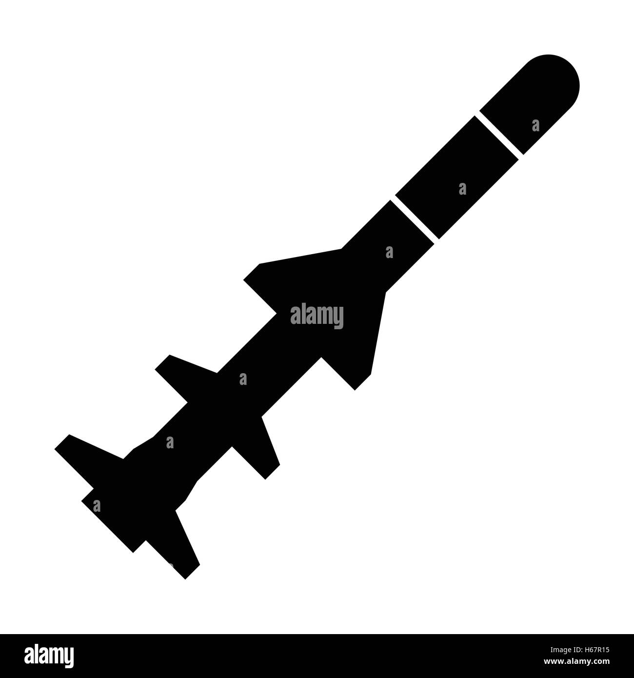 Rocket app icon missile Stock Vector Images - Alamy