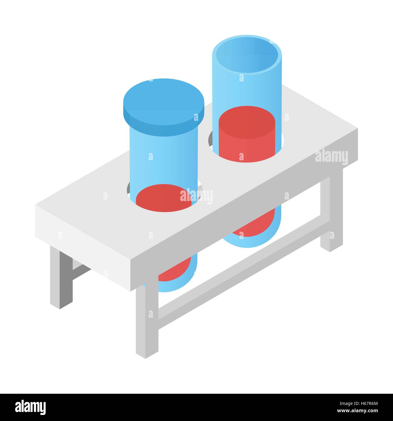 Research biology icon isometric Cut Out Stock Images & Pictures - Alamy