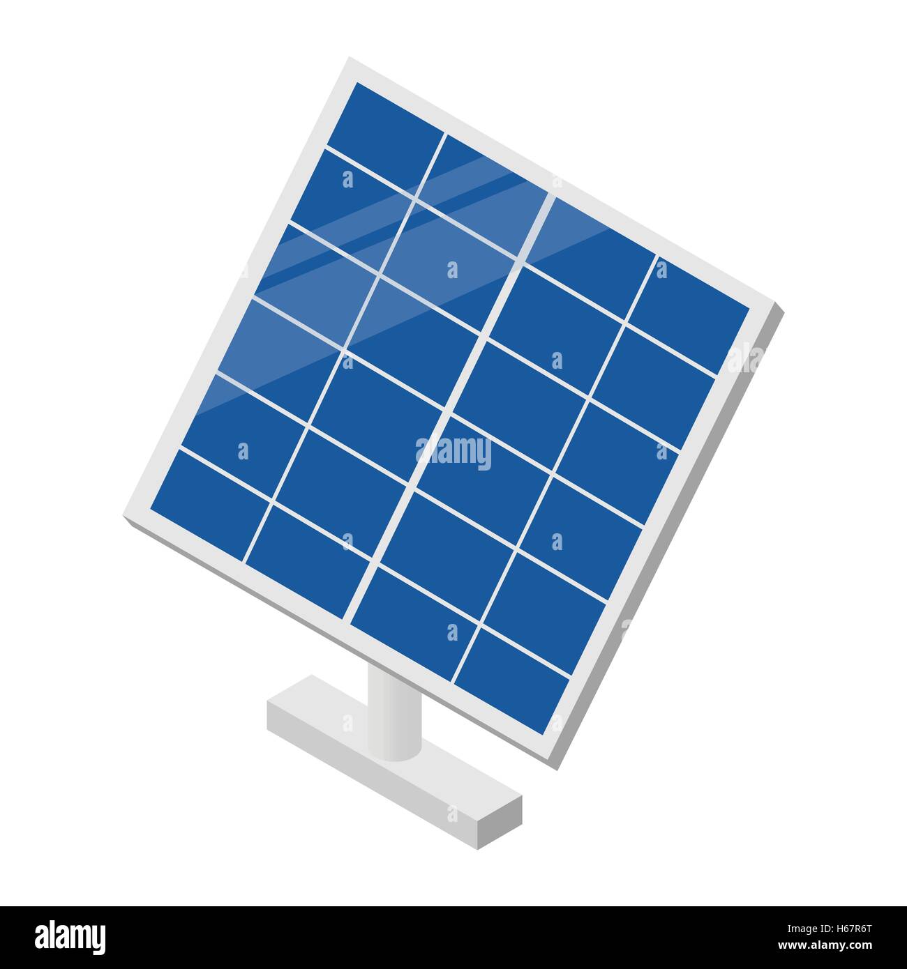 Solar panel isometric 3d icon Stock Vector Image & Art - Alamy