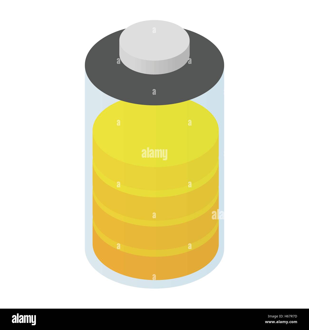 Battery isometric 3d icon Stock Vector Image & Art - Alamy