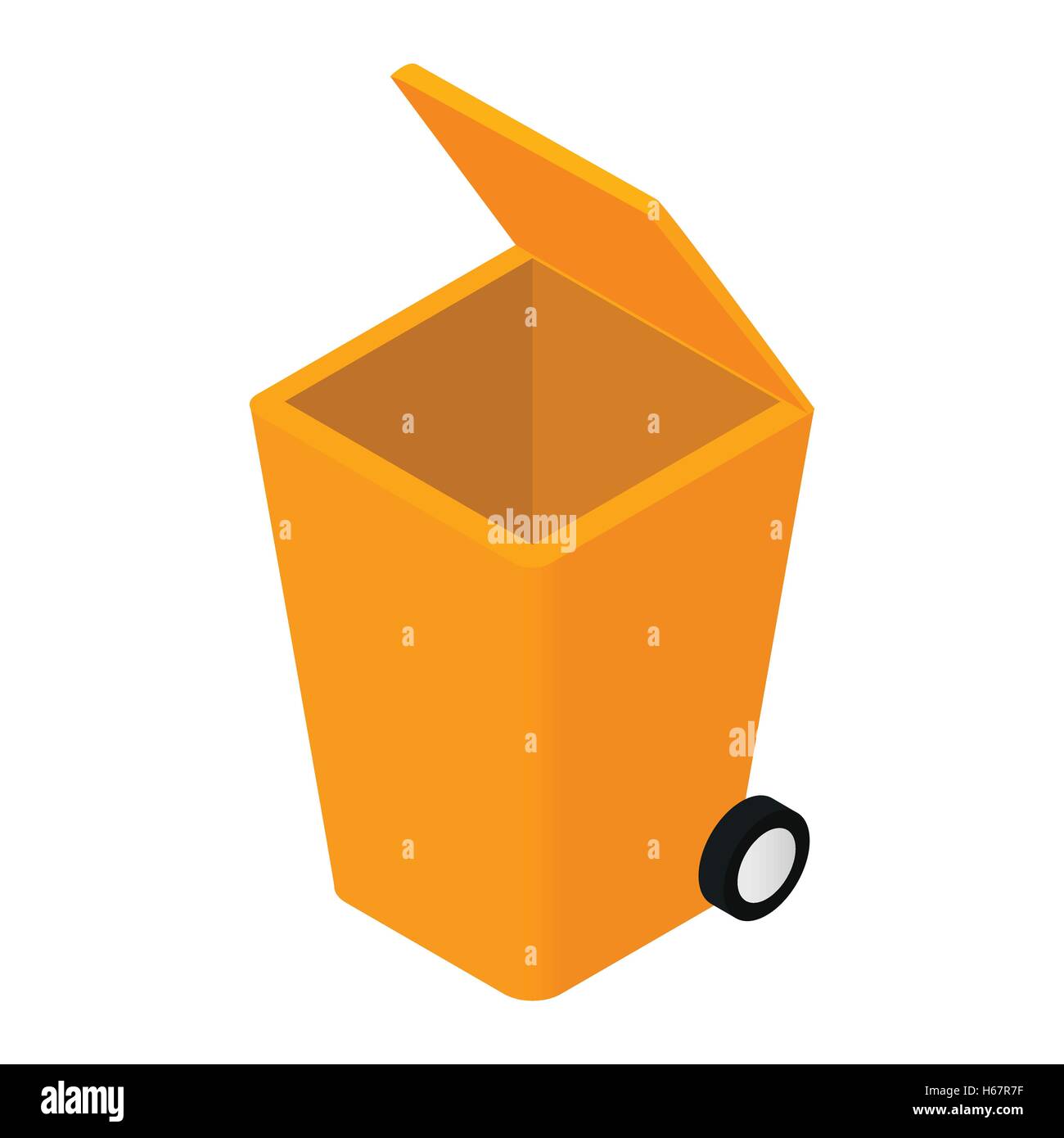 Trash can isometric 3d icon Stock Vector Image & Art - Alamy