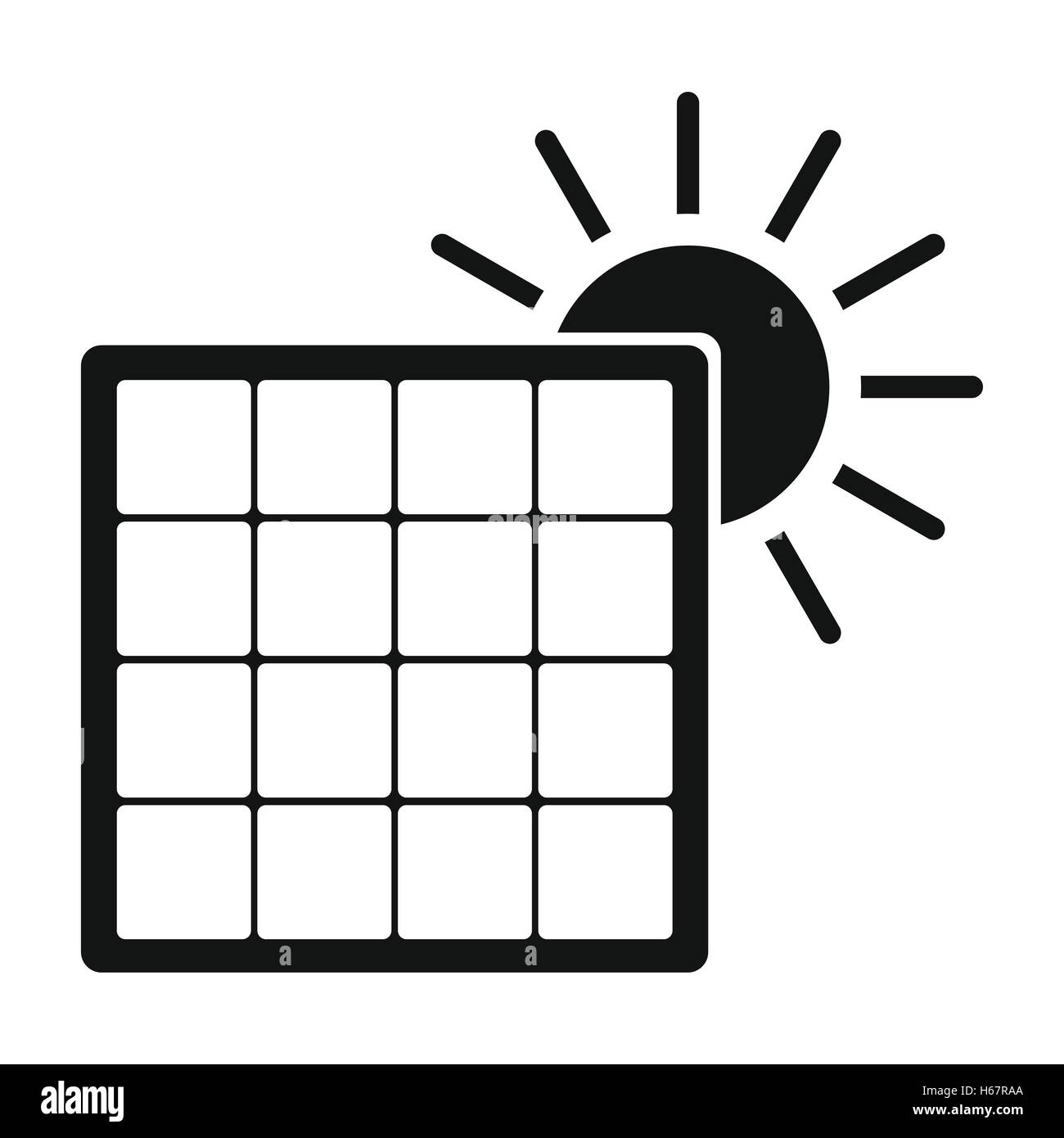 Solar panel texture Stock Vector Images - Alamy