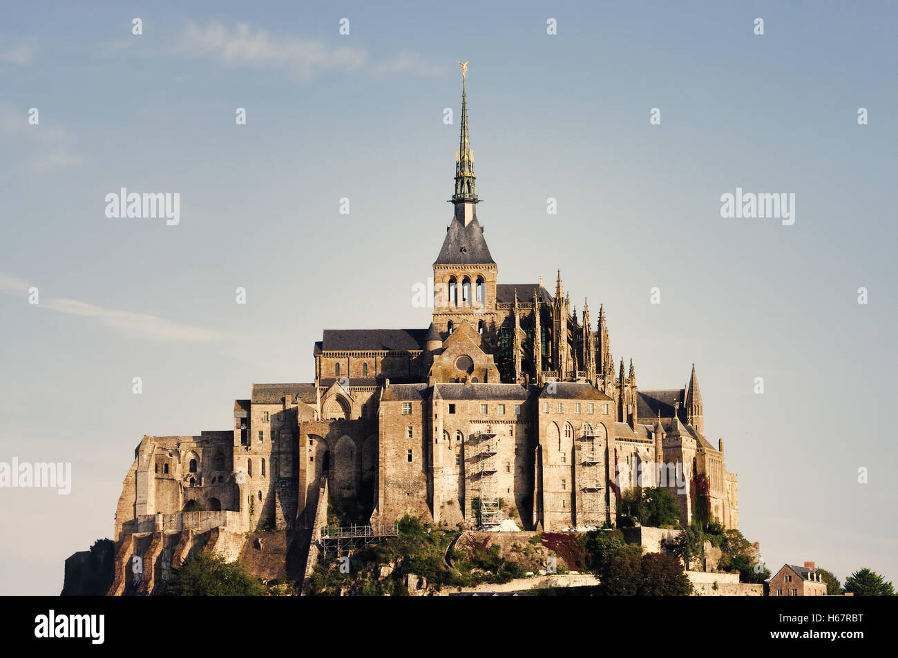 Mont Saint Michel castle Stock Photo - Alamy