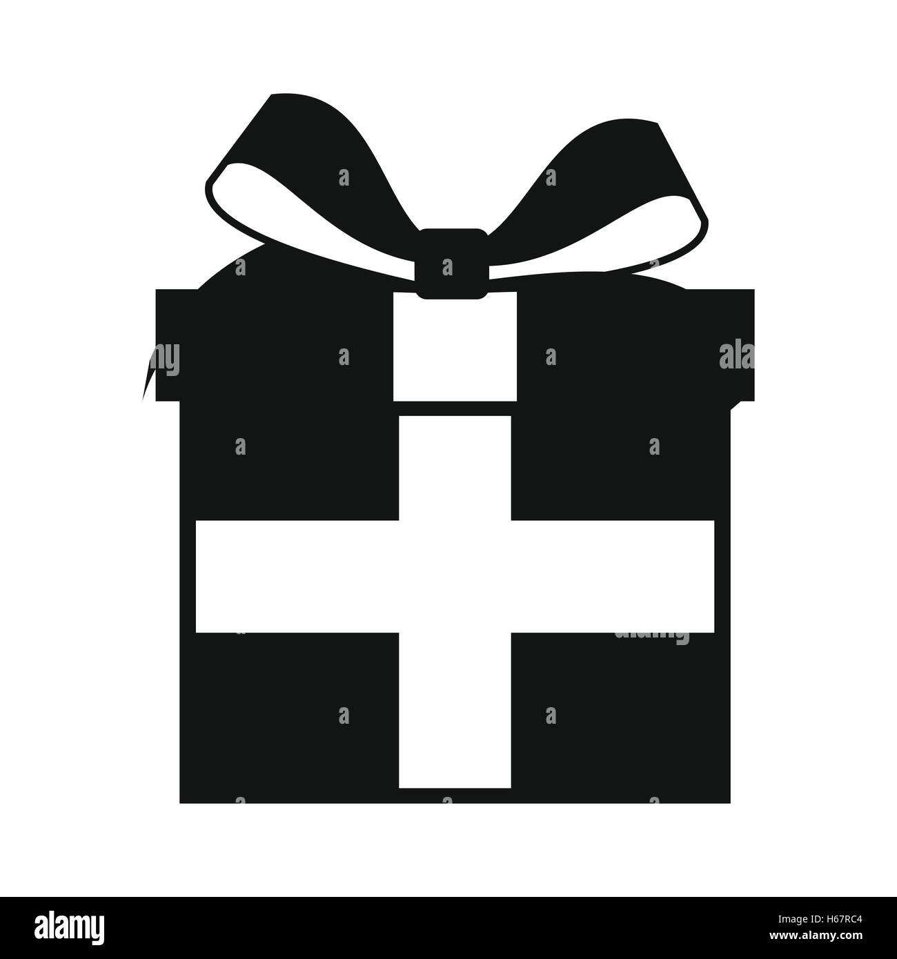 Present box simple icon Stock Vector Image & Art - Alamy