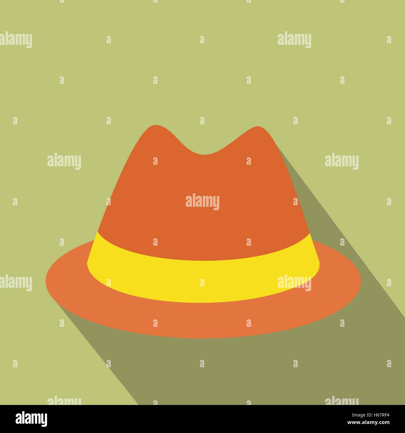 Male hat flat icon Stock Vector Image & Art - Alamy