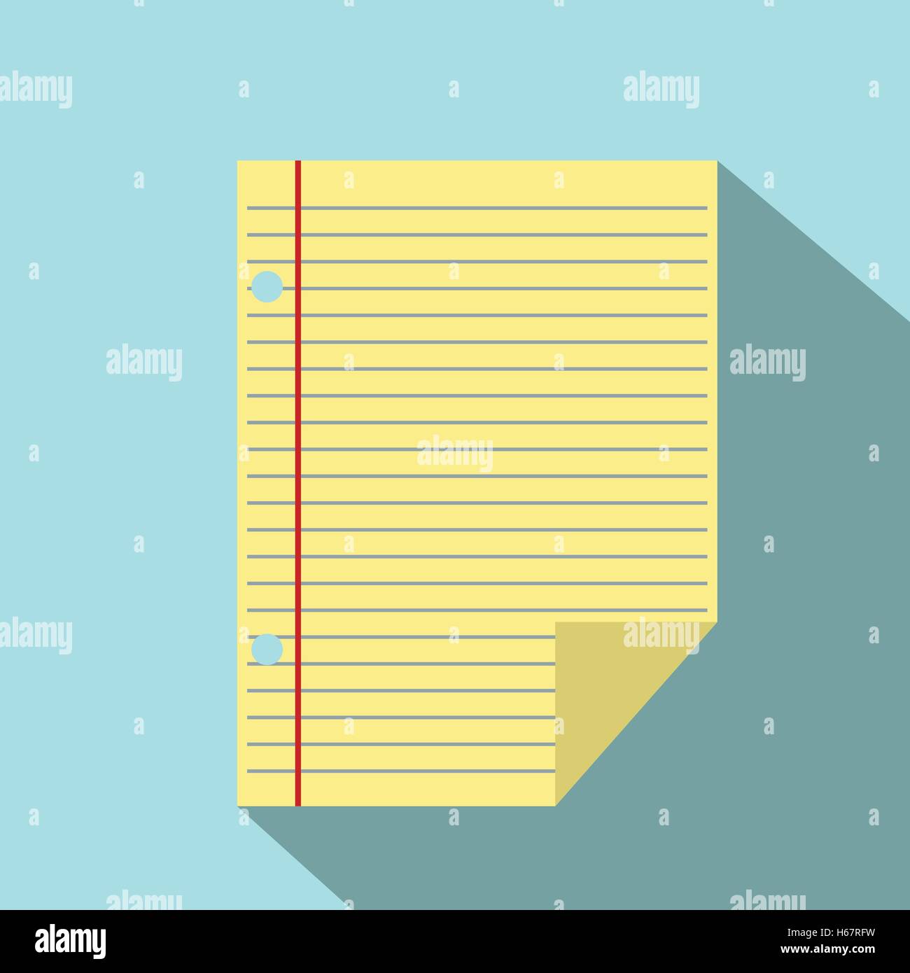 Lined paper of notebook icon Stock Vector Image & Art - Alamy