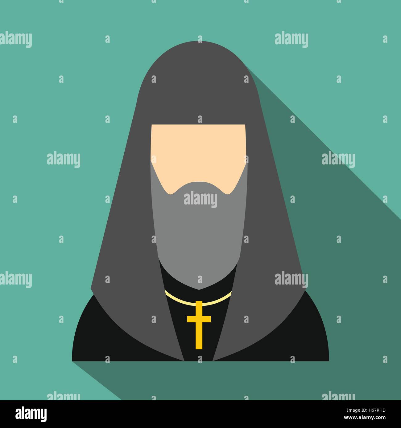 Priest russian orthodox Stock Vector Images - Alamy