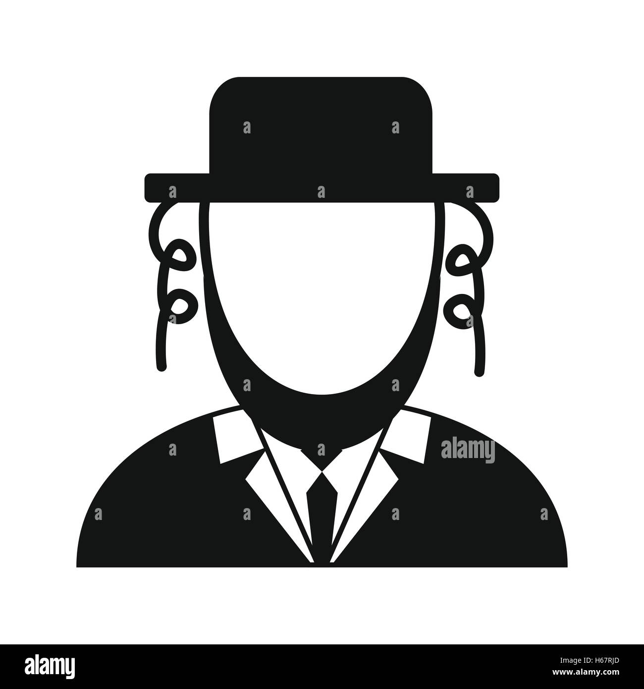 Jewish synagogue icon simple hi-res stock photography and images - Alamy