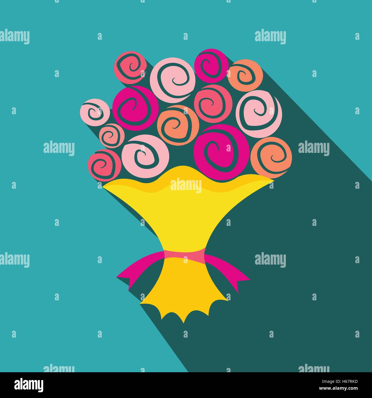 Simplified flowers hi-res stock photography and images - Alamy