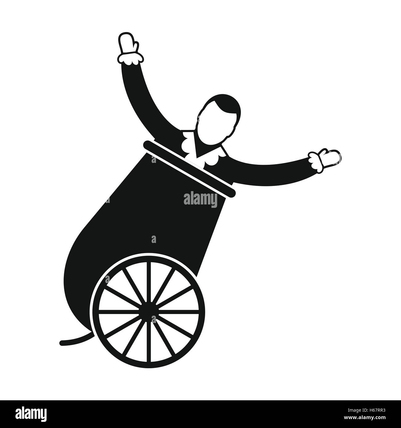 Human cannon circus Stock Vector Images - Alamy