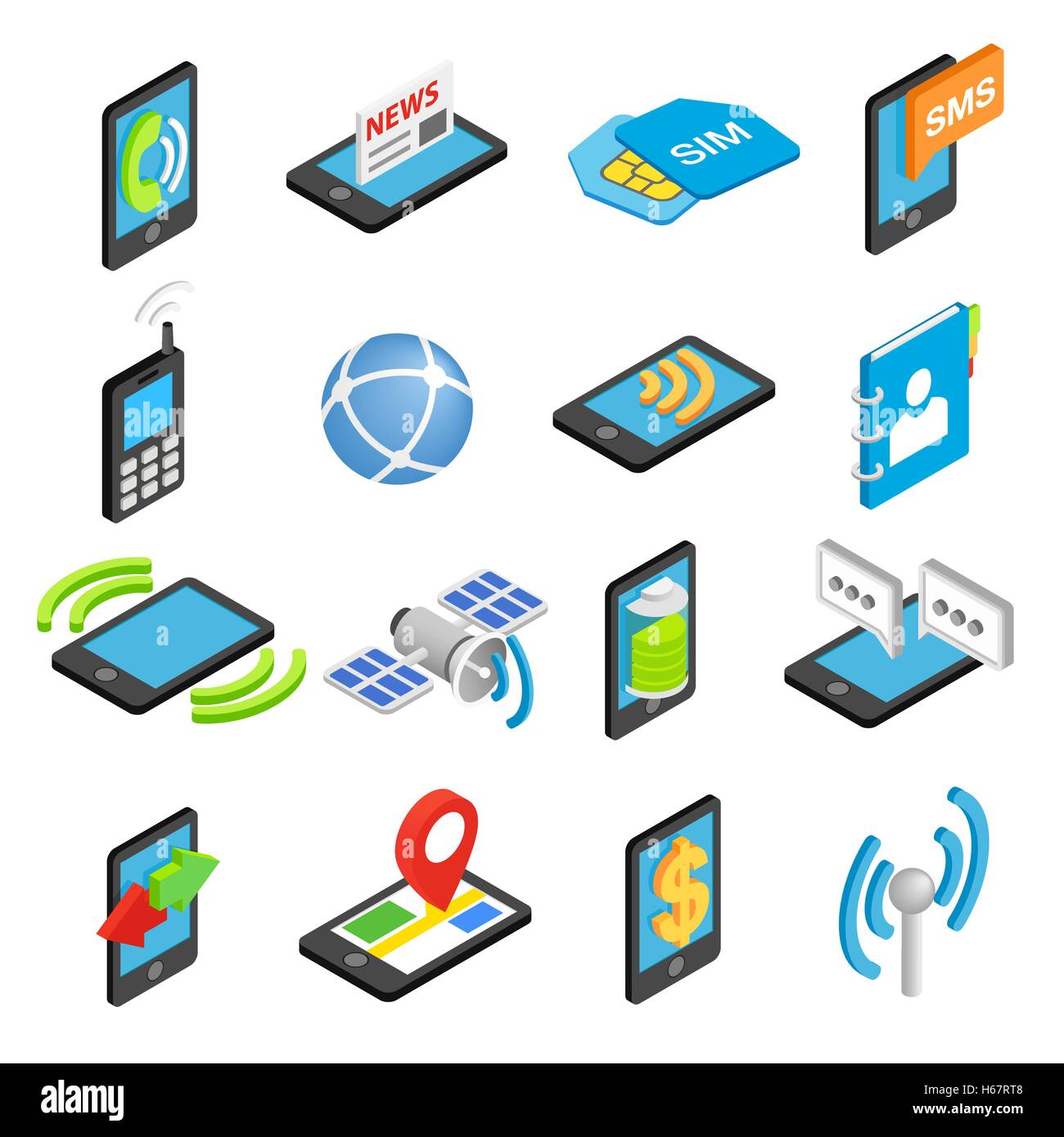 Mobile phone statement Cut Out Stock Images & Pictures - Alamy