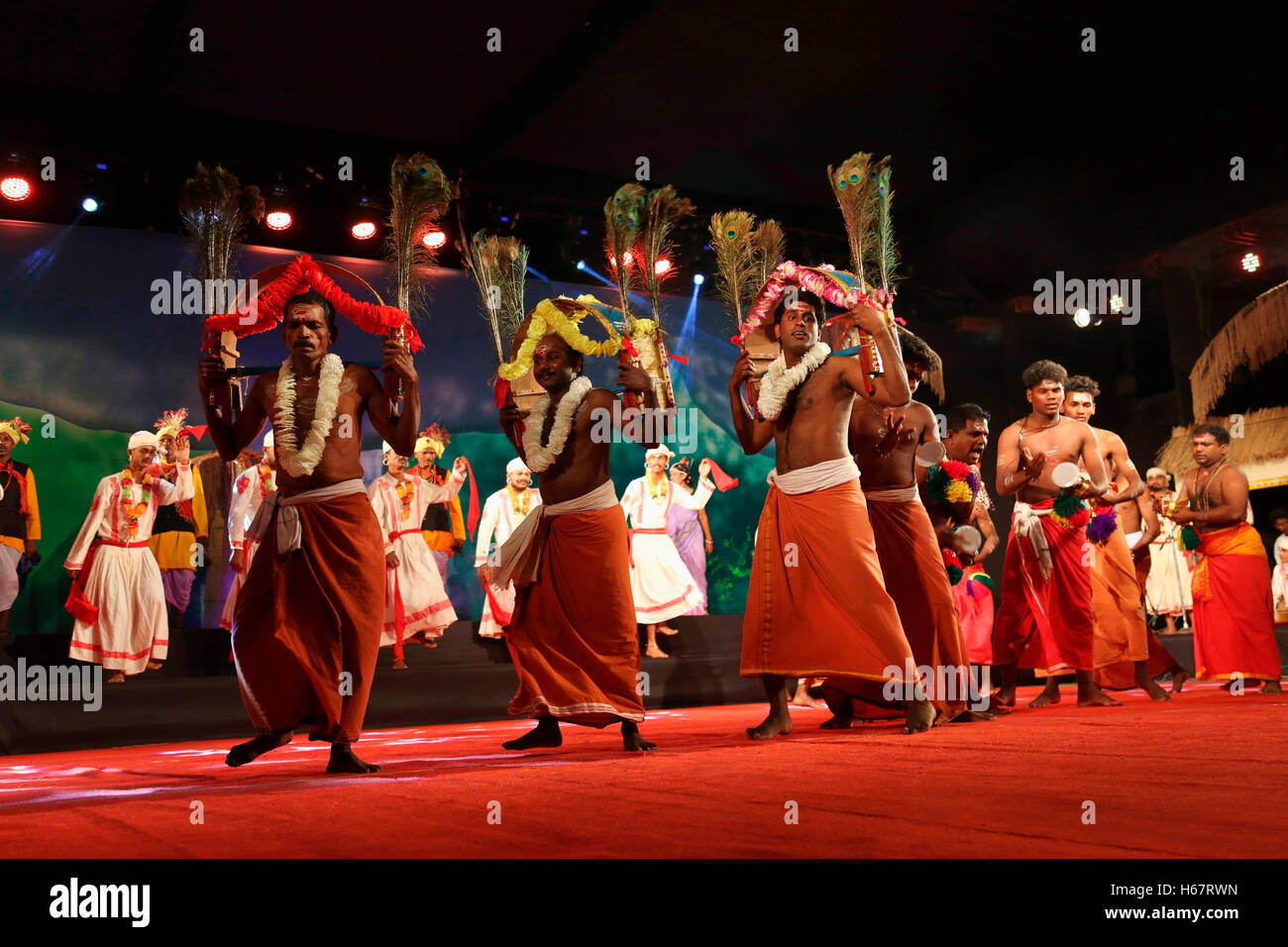 Kavadi Dance, Kerala, India Stock Photo - Alamy