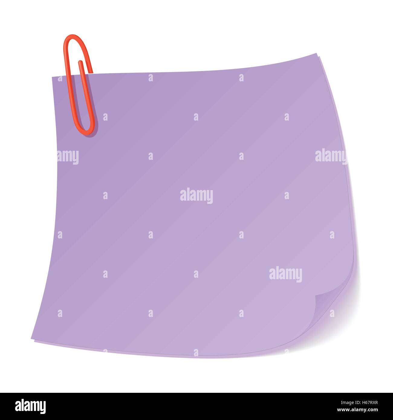 Sticker on the clip icon Stock Vector Image & Art - Alamy