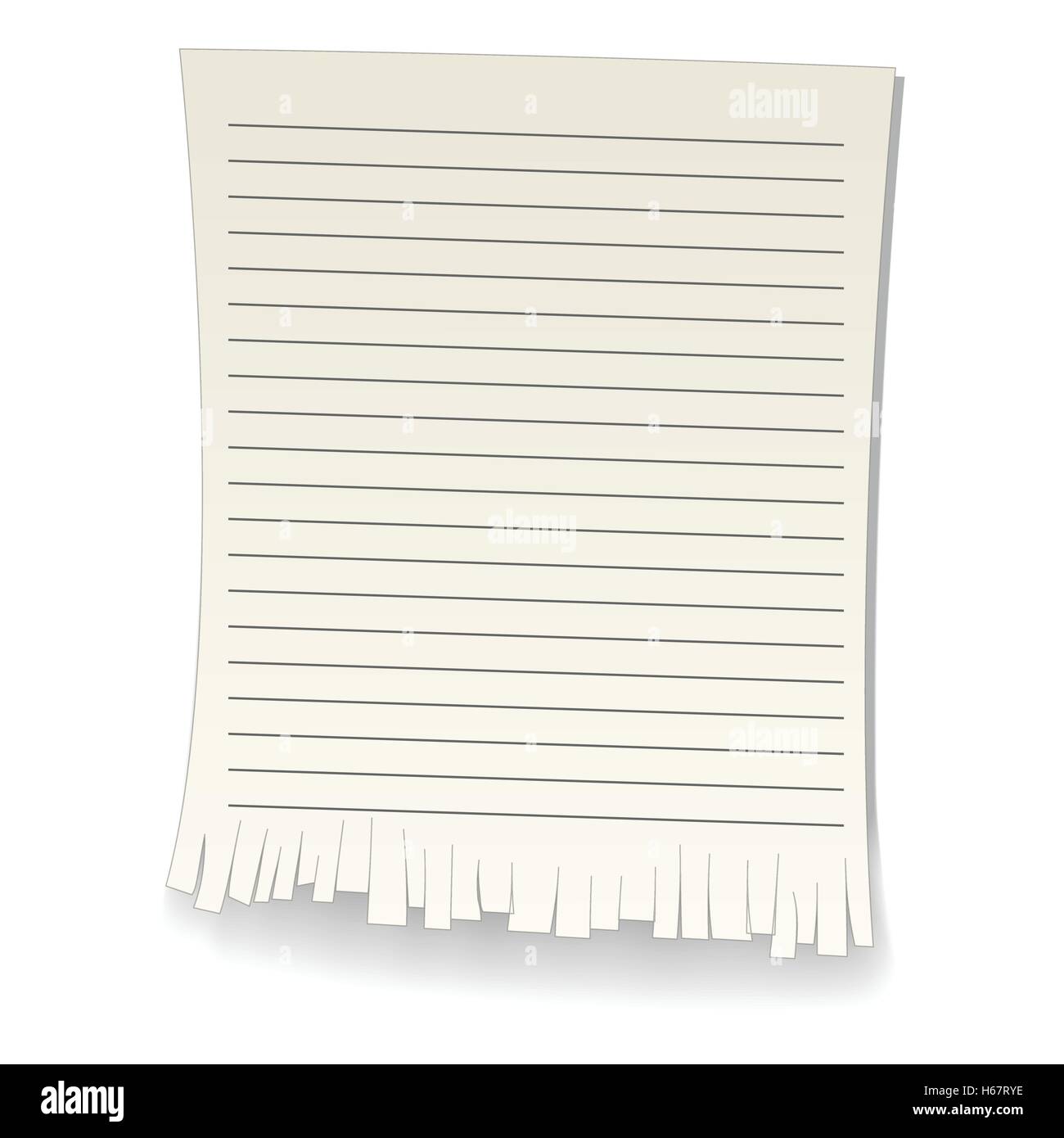 Torn off notepad paper icon Stock Vector Image & Art - Alamy