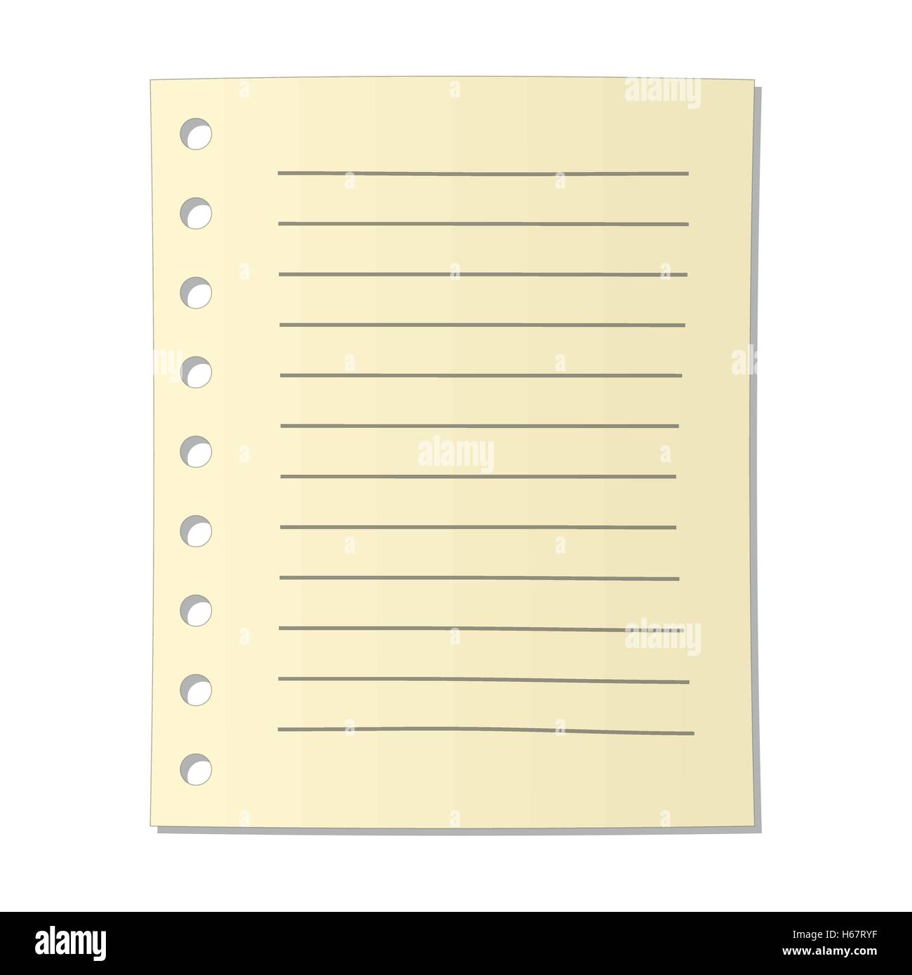 New ring binder notebook Stock Vector Images - Alamy