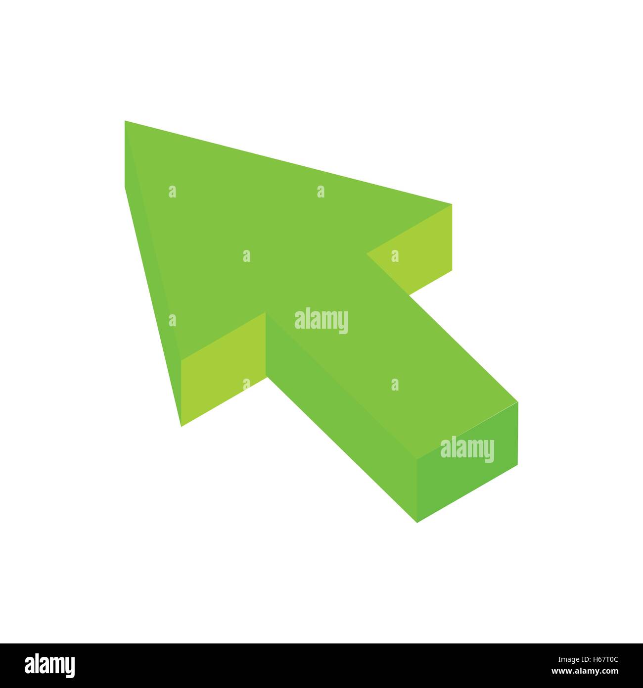 Arrow click isometric 3d icon Stock Vector Image & Art - Alamy