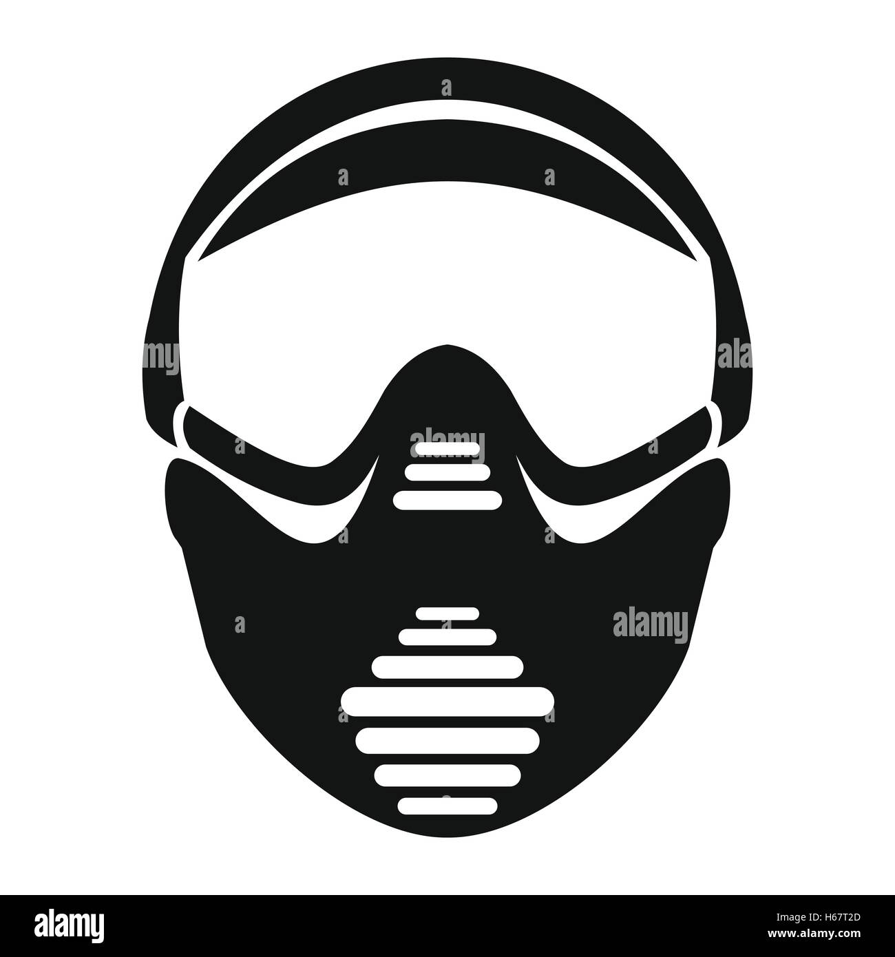 Glasses face paint Stock Vector Images - Alamy