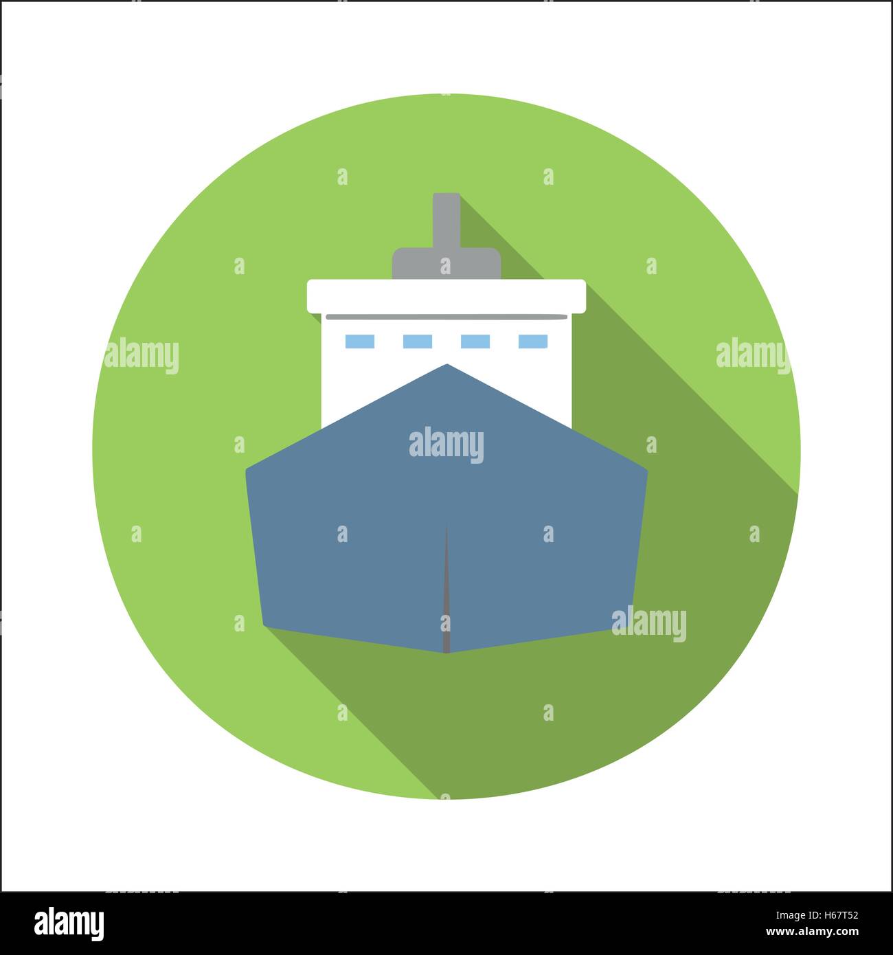 Ship flat icon Stock Vector Image & Art - Alamy