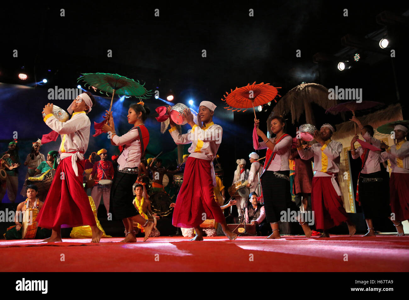 Sangrai Mog Dance, Tripura, India Stock Photo - Alamy