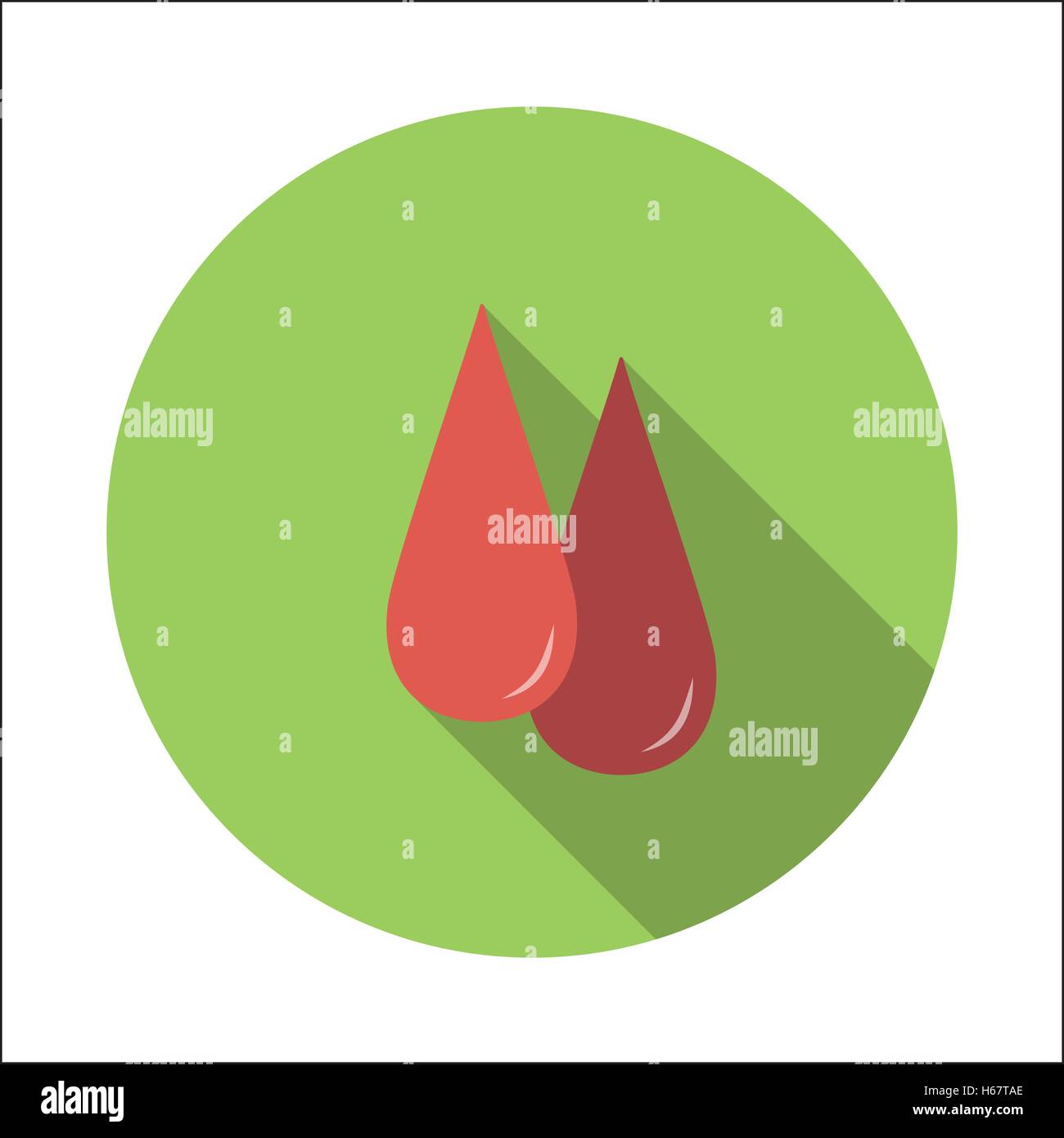Blood flat icon Stock Vector Image & Art - Alamy