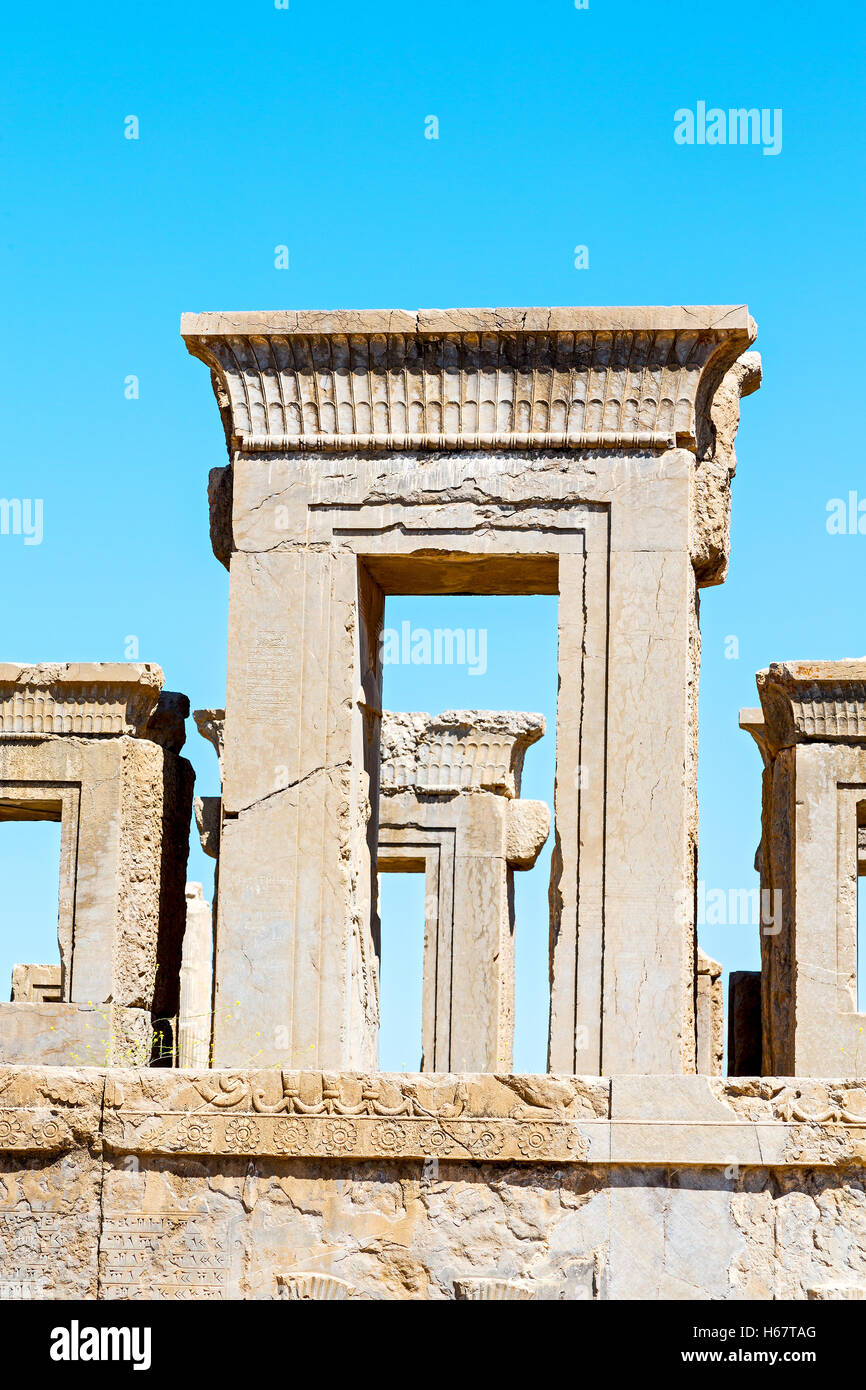blur in iran persepolis the old ruins historical destination monuments ...