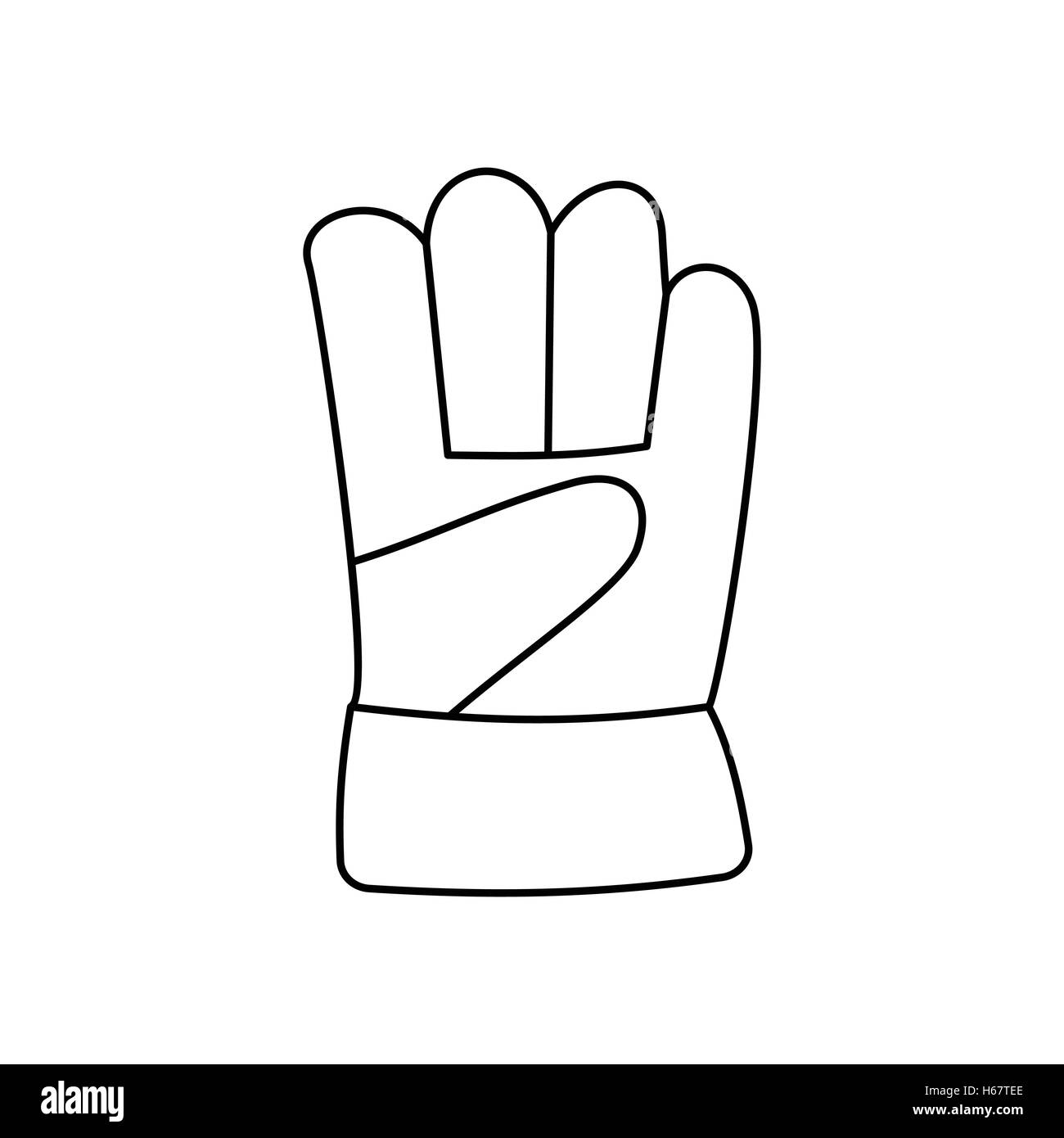 Gauntlet line icon Stock Vector Image & Art - Alamy