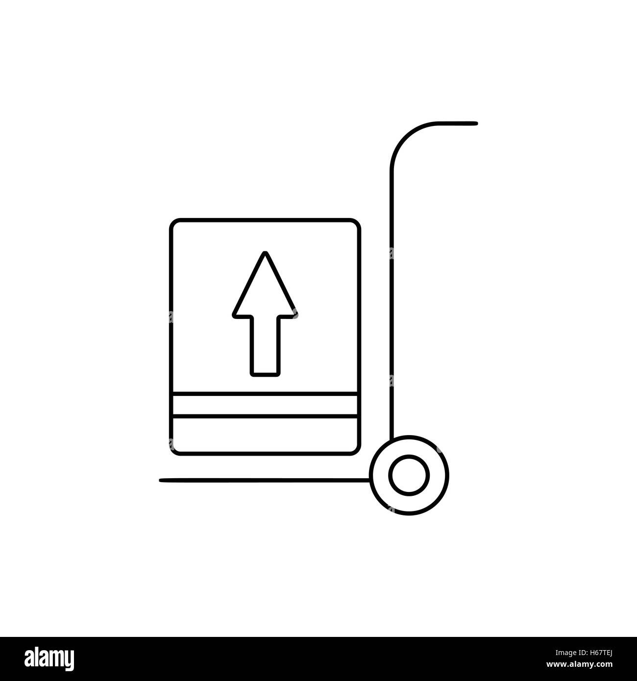 Jack-lift line icon Stock Vector Image & Art - Alamy