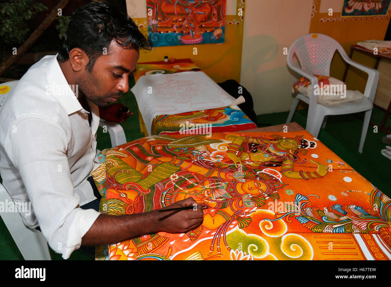 Madhubani design hi-res stock photography and images - Alamy