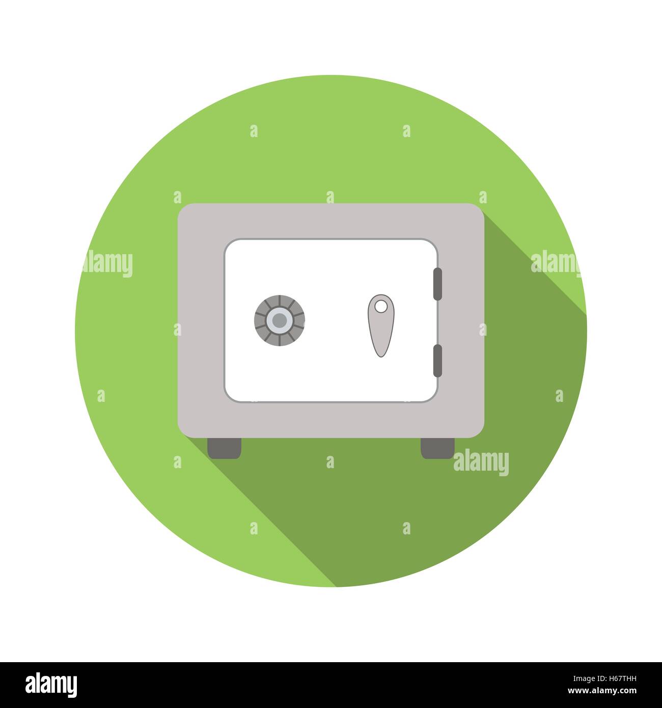 Safe flat icon Stock Vector Image & Art - Alamy