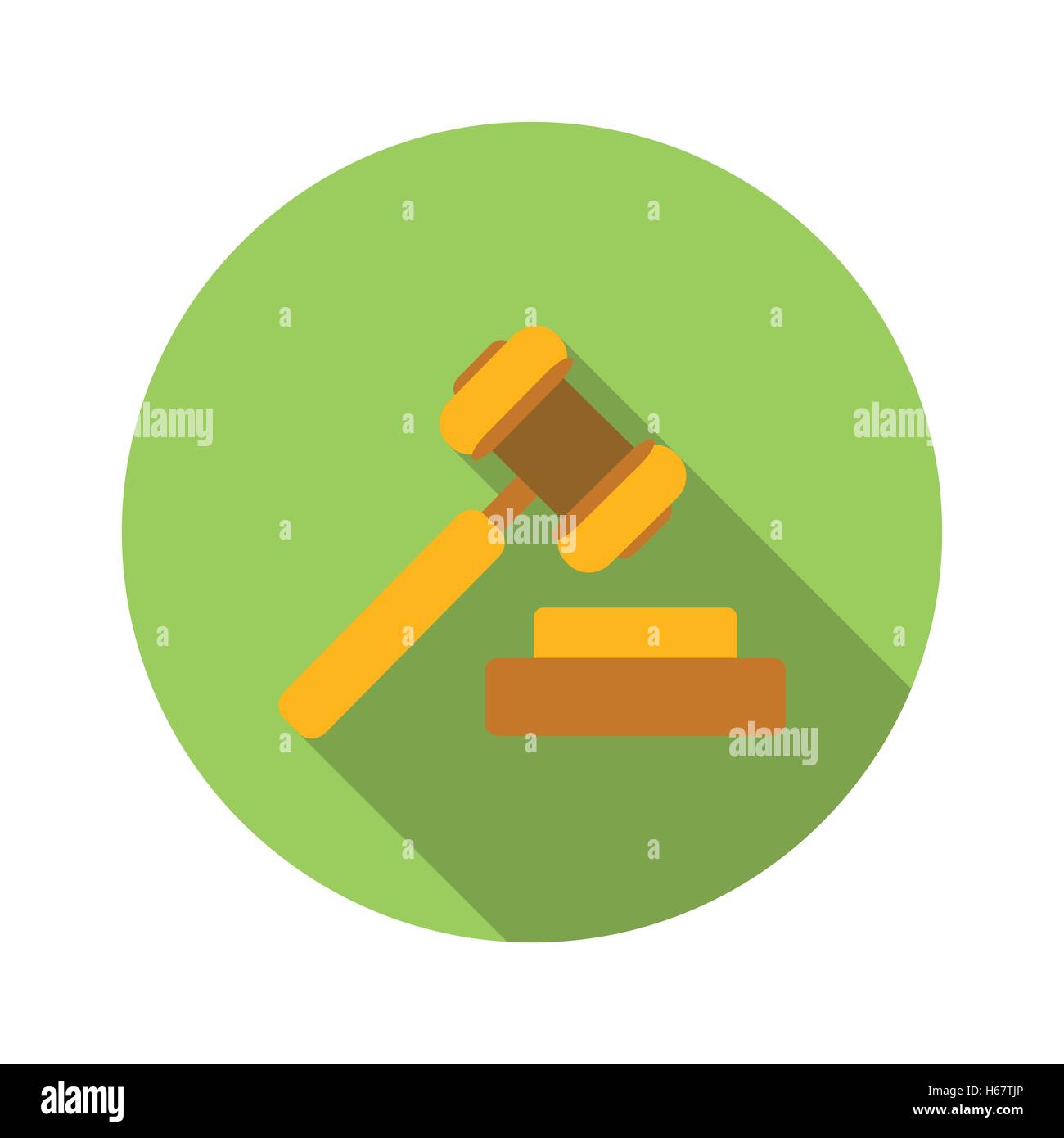 Golden hammer icon Stock Vector Images - Alamy