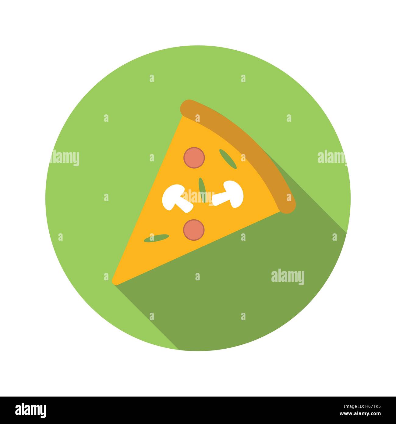 Pizza flat icon Stock Vector Image & Art - Alamy