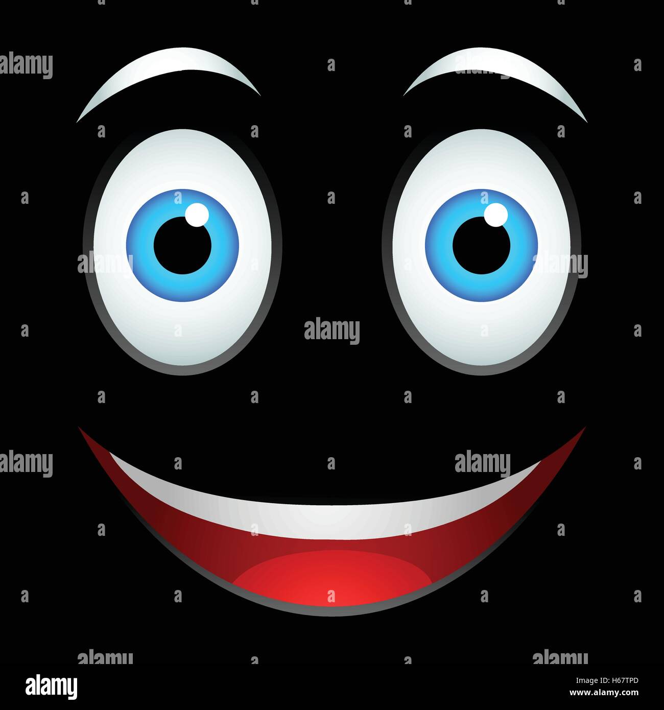 Smile emoticon sign Stock Vector Image & Art - Alamy