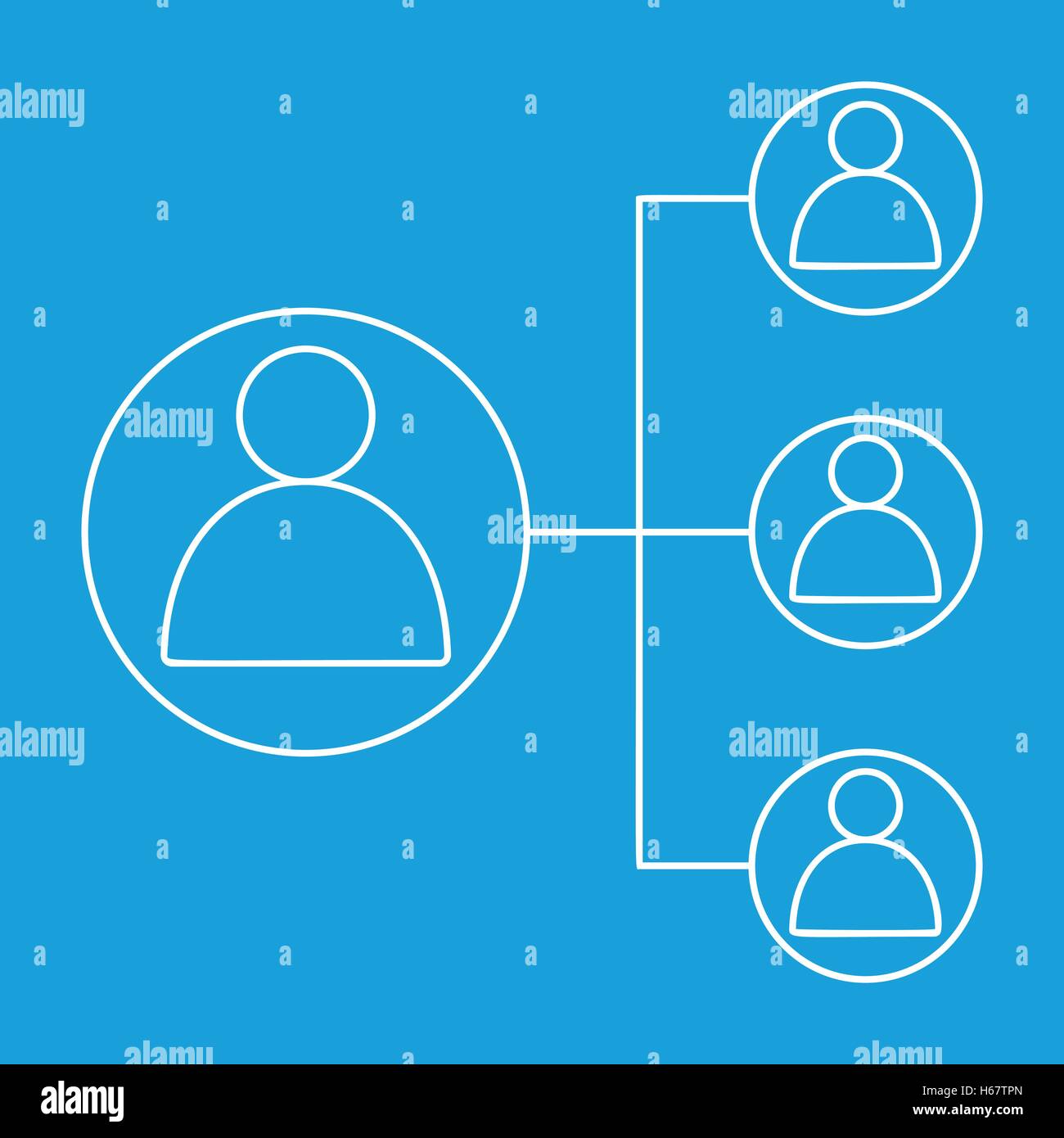 People connecting line icon Stock Vector Image & Art - Alamy