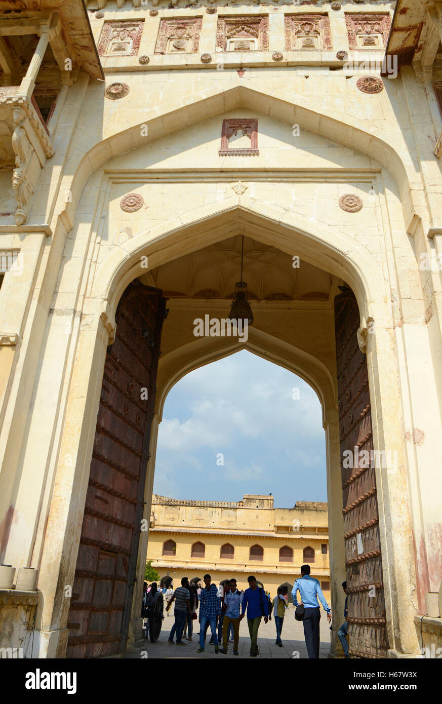 Entrance gate of City palace Stock Photo - Alamy