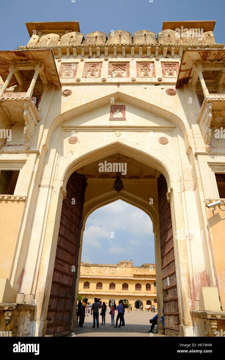 Entrance gate of City palace Stock Photo - Alamy