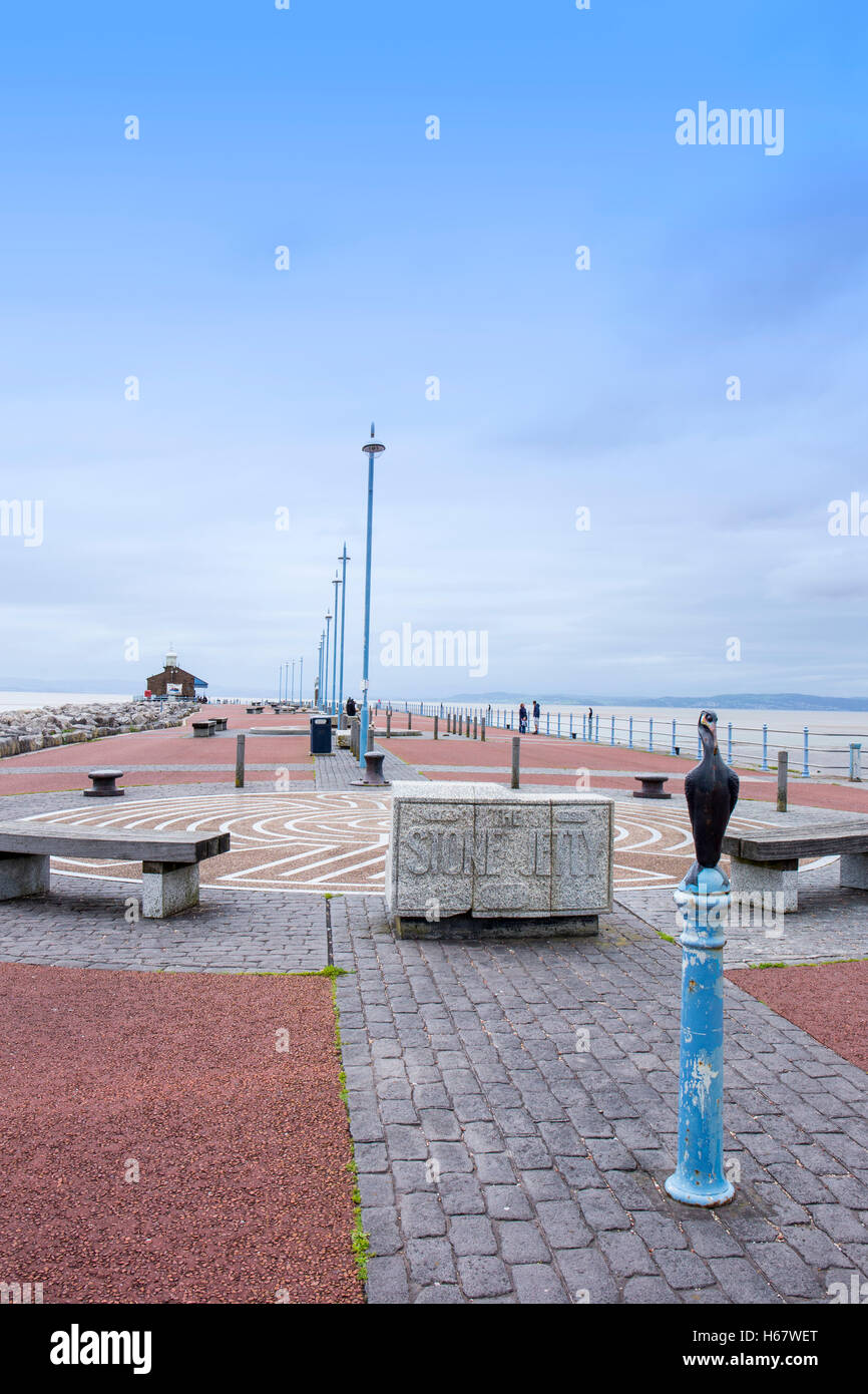The Stone Jetty in Morecambe Lancashire UK Stock Photo - Alamy