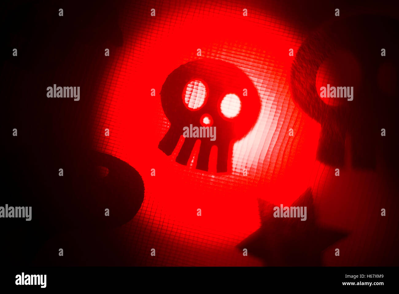 Halloween ghost skull head children's party trick or treat surreal ...