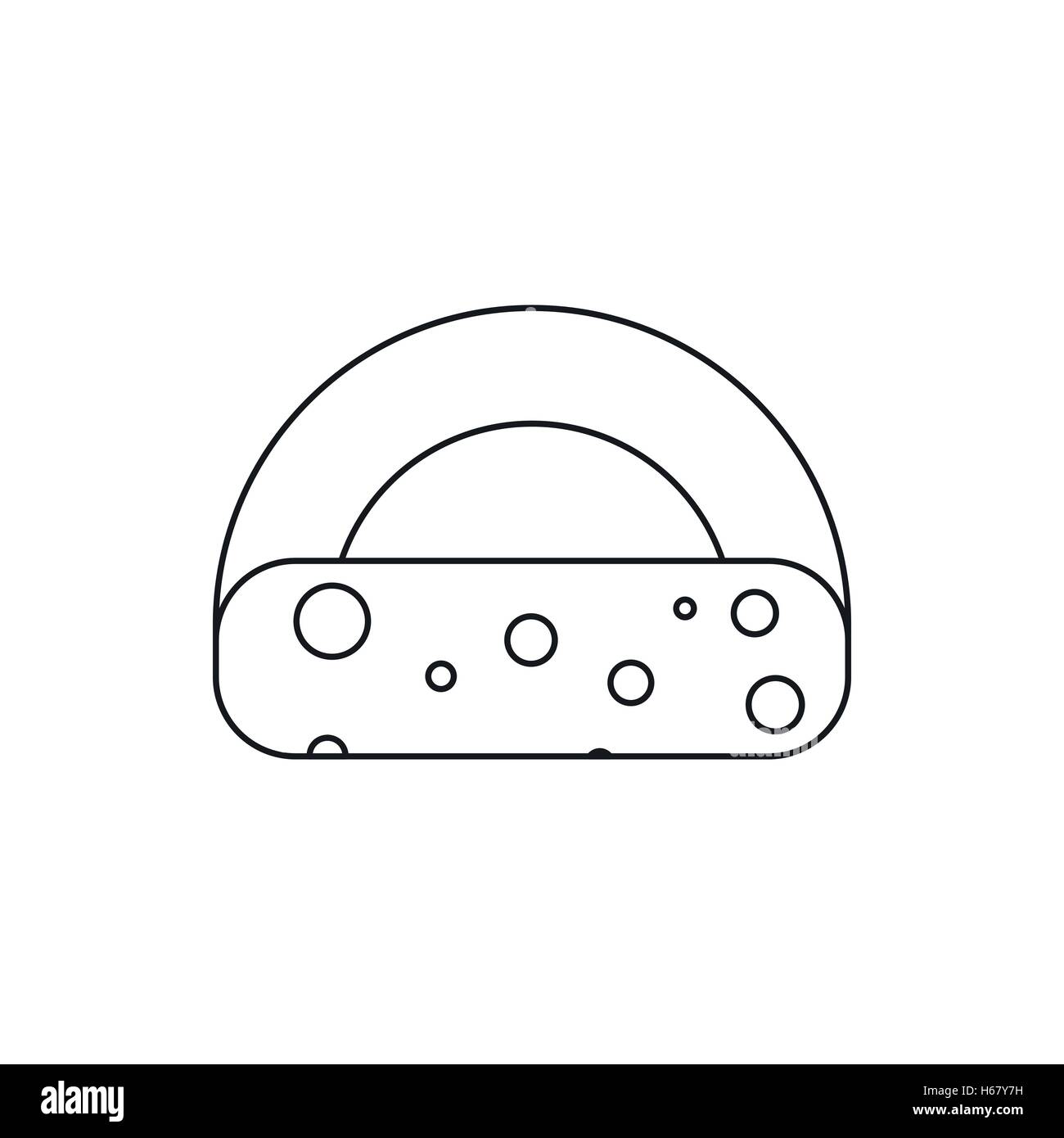 Dutch cheese icon, outline style Stock Vector Image & Art - Alamy