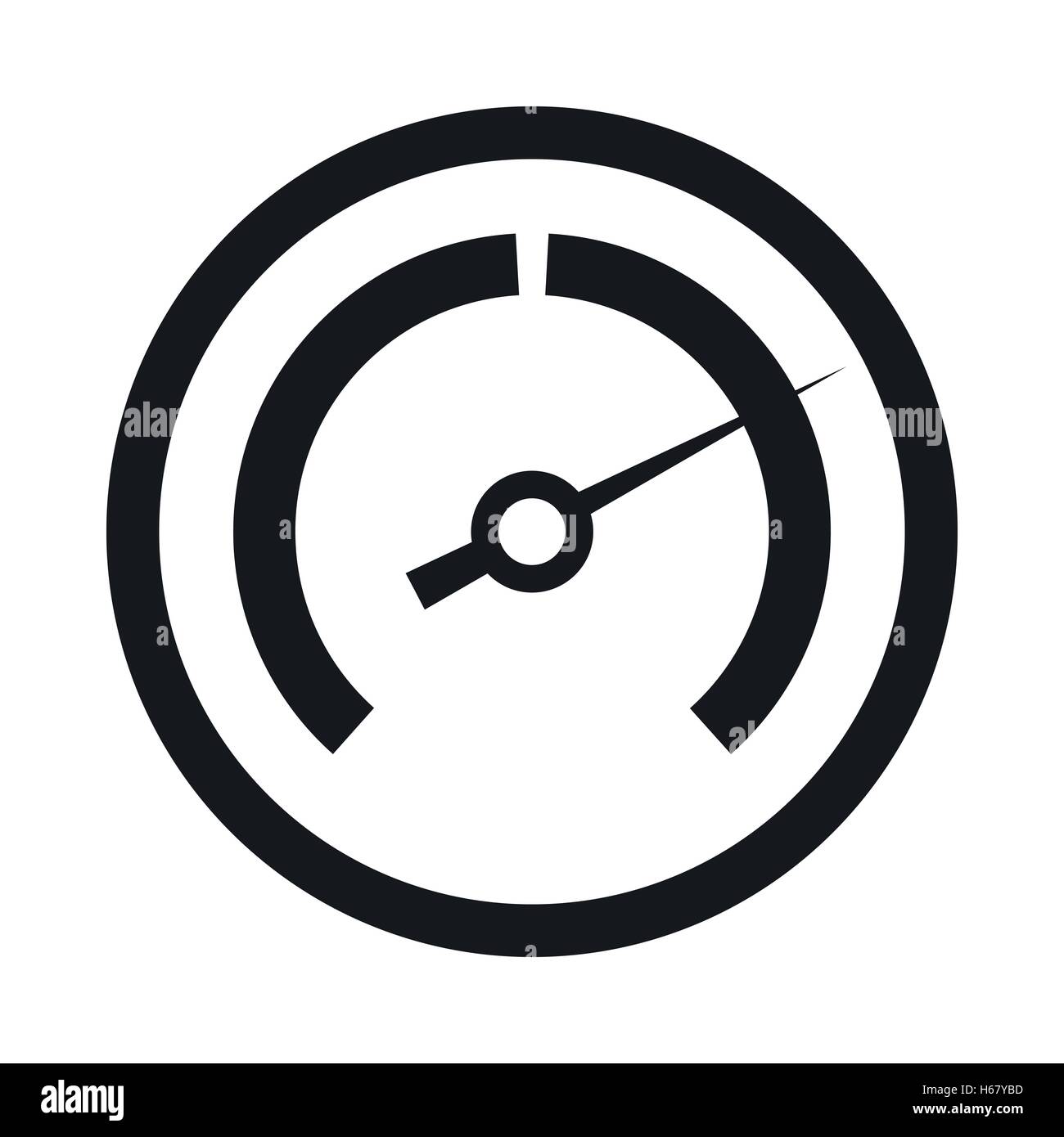 Speedometer icon, simple style Stock Vector Image & Art - Alamy